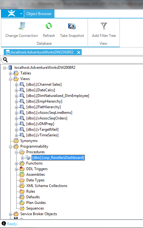 Browsing Sql Server Databases With Dba Xpress Data And Analytics With